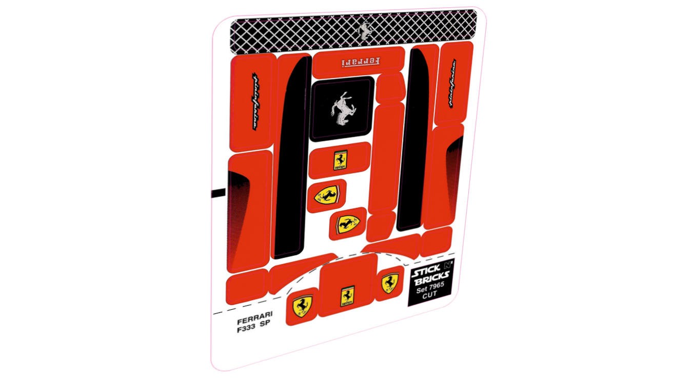 Reproduction Stickers Set 8652 Ferrari ENZO